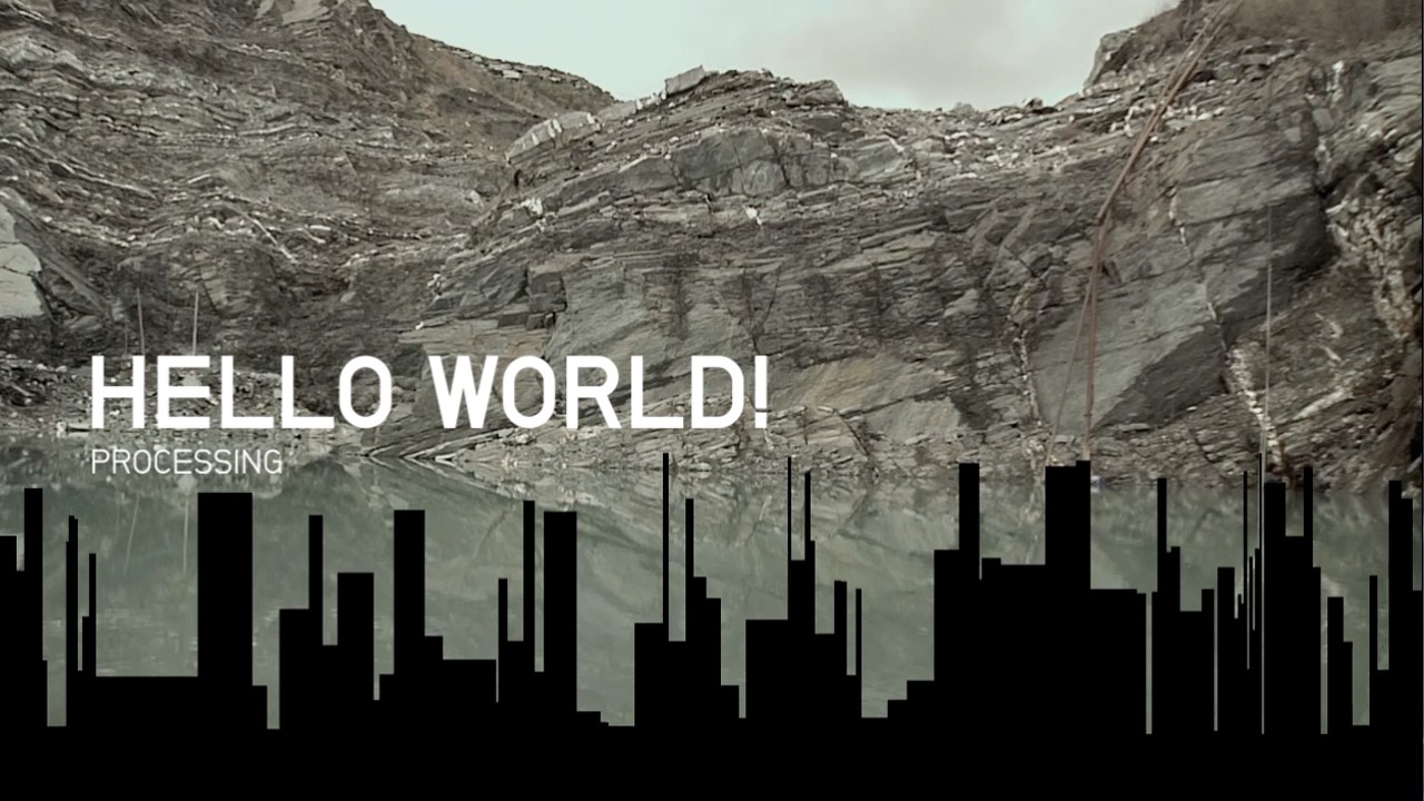 Hello World Processing - Ultra-lab