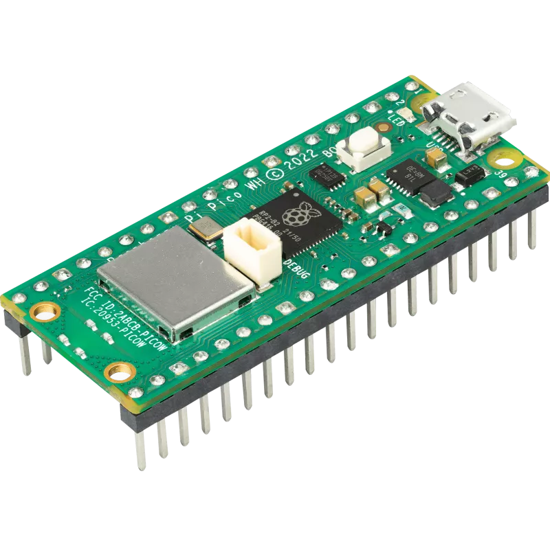 Raspberry Pi Pico WH - Microcontrolador con WiFi y BLE - Ultra-lab